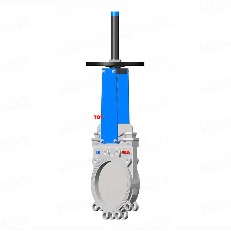 DN250 Knife Gate Valve (10 Inch) - TOT Valve Manufacturer & Exporters