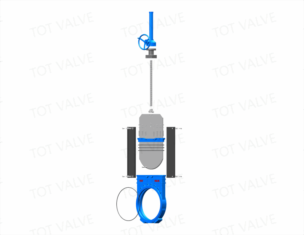 DN700 Unidirectional Knife Gate Valve - TOT Valve Manufacturer & Exporters